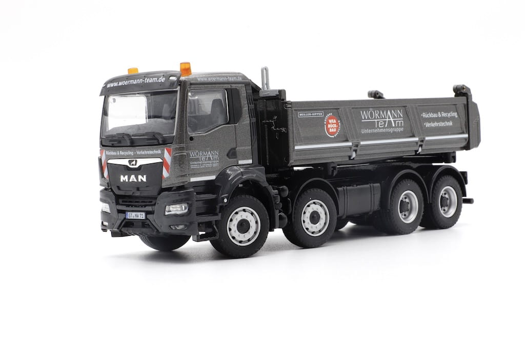 MAN TGS wywrotka trójstronna Meiller 1/50 Conrad Modelle Paul's Trucks ...