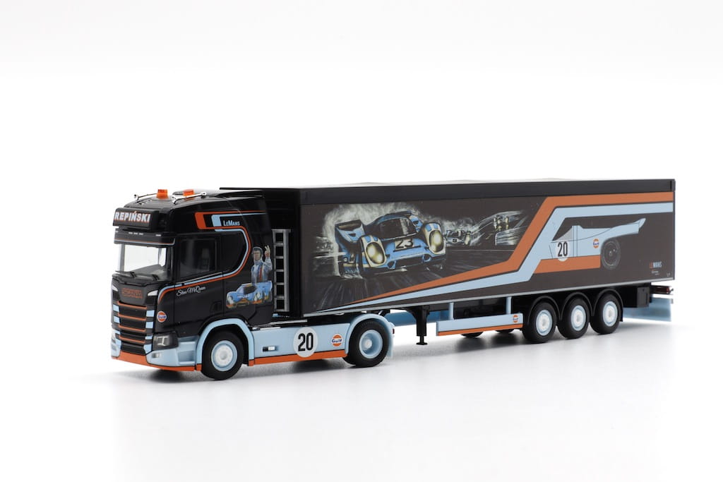 Scania Le Mans Repiński Transport skala 1/87 Herpa Paul's Trucks ...
